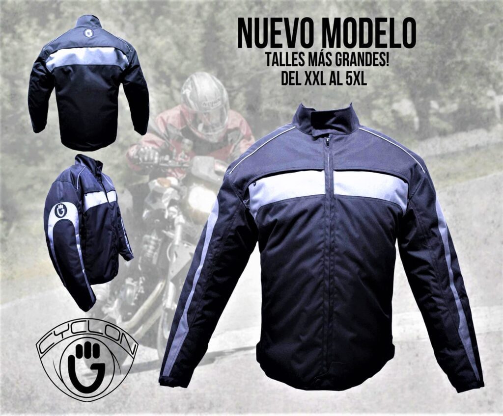 Campera De Moto Talles Grandes Cyclón - Portal Moto Latino Marketplace ...